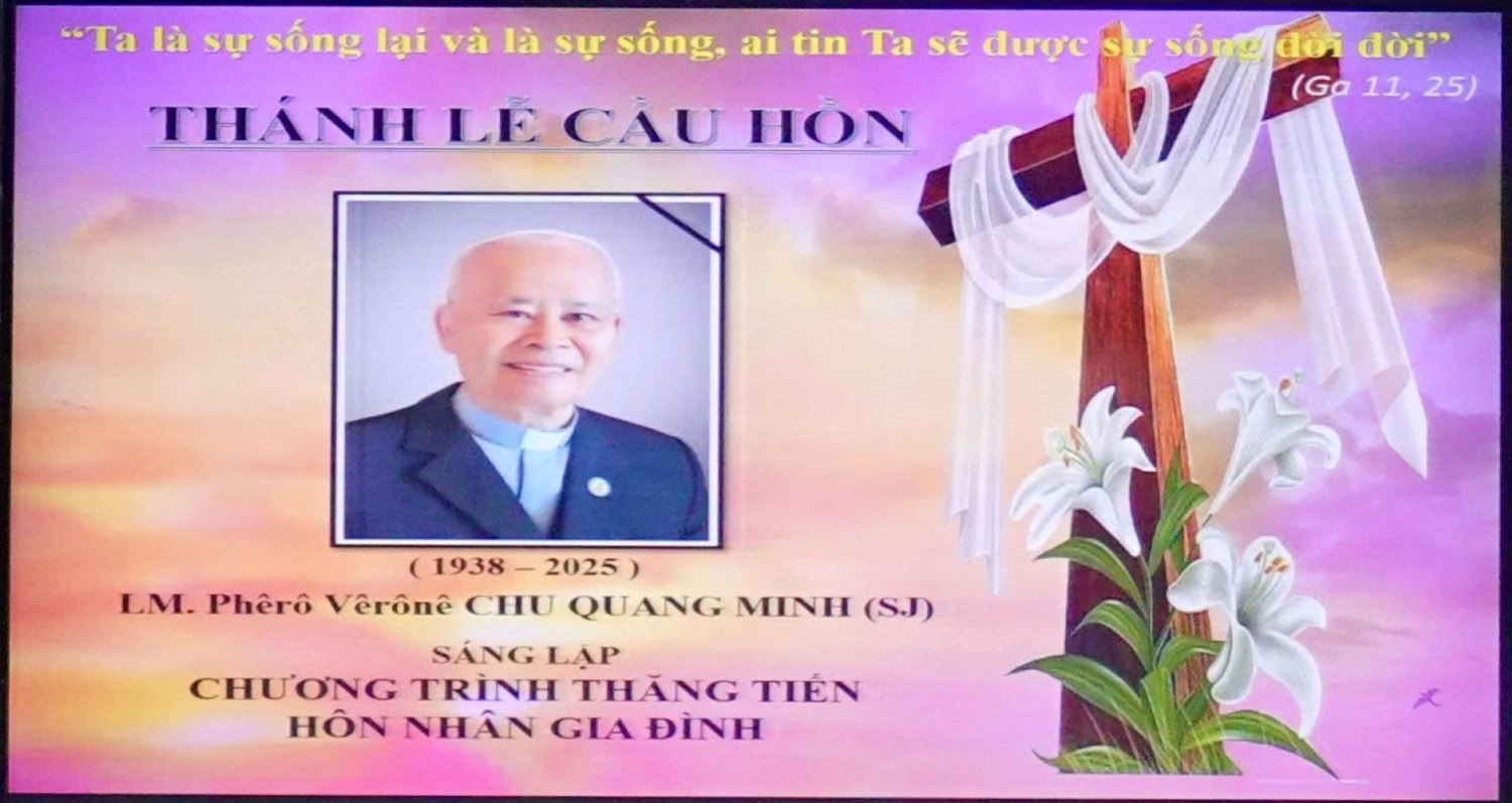 Thánh lễ cầu nguyện cho Cố Linh mục Phêrô Vêrôna Chu Quang Minh